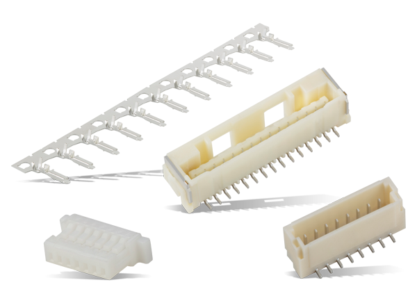 Minitek® 1mm Wire-to-Board Connector System - Amphenol FCI | Mouser