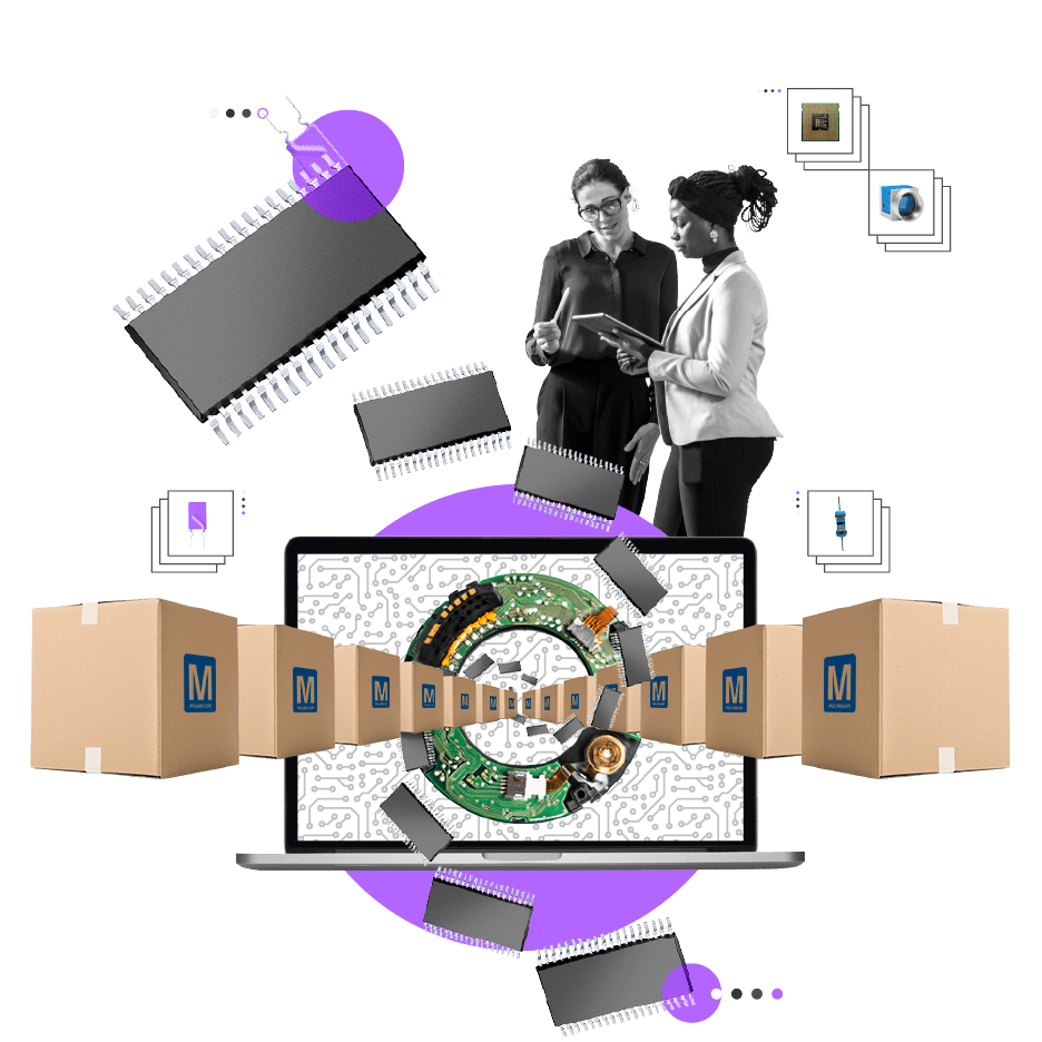 Mouser By the Numbers Infographic - Mouser